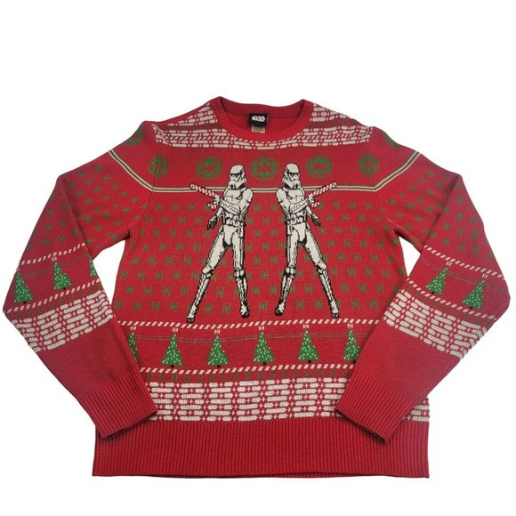 Star Wars | Sweaters | Star Wars Ugly Christmas Sweater Stormtroopers ...